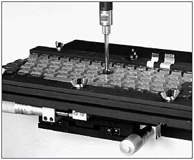 Keyboard Compression Test Jig : Shimadzu Brasil